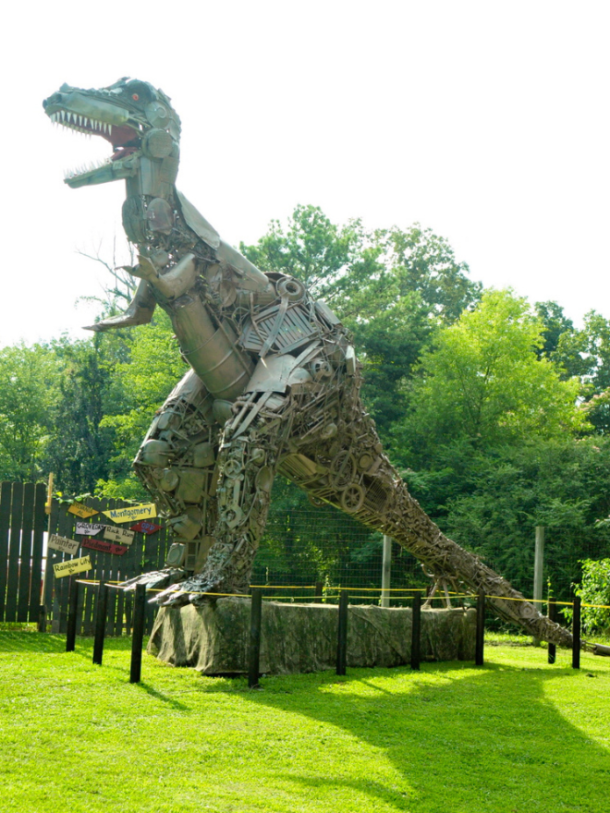 Junkosaurus Wrecks side by Mike Goggans - Visit Lookout Mountain
