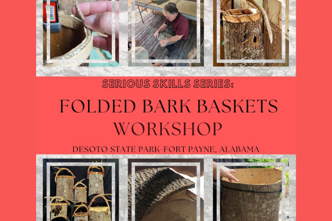 Folded Bark Basket Workshop