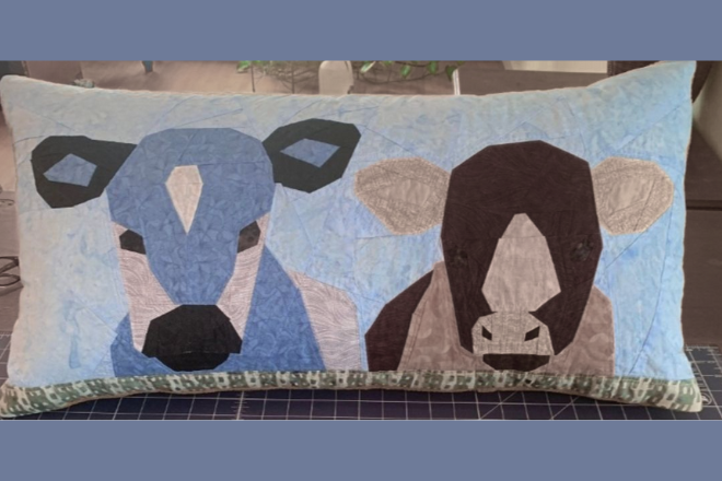 Create Your Own Adorable Cow Quilt Block